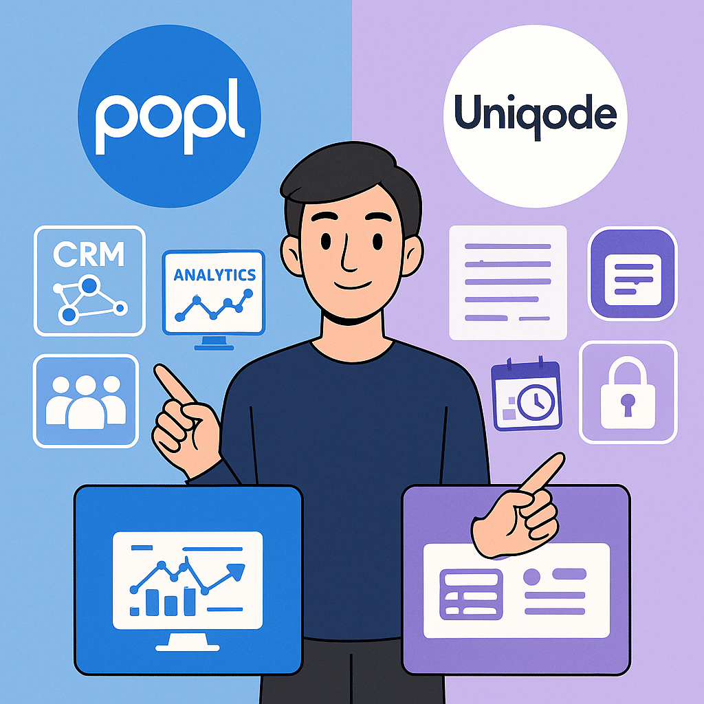 Comparing Popl vs Uniqode: Which Digital Business Card Reigns Supreme in 2025?
